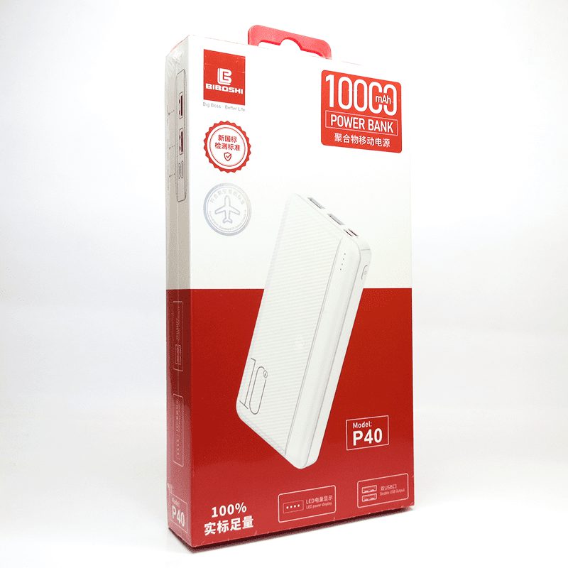 پاوربانک 10000 بیبوشی Biboshi P40 10000mAh - سانا شاپ